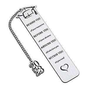 2023 Graduation Gifts for Him Her Bookmark Christmas Stocking Stuffers High School College Graduation Gifts for Son Daughter Women Men Nurse Class of 2023 Grad Gifts for Master Senior Students