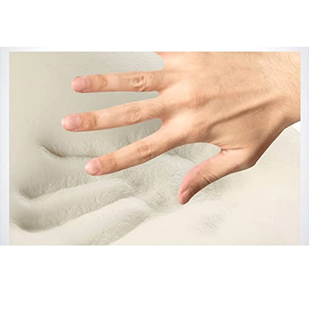 SPICLY Lumbar Pillow PU Leather Car Neck Pillow Car Seat Head Support Car Lumbar Pillow Relief Driving Car Lumbar Pad (Color : Brown)