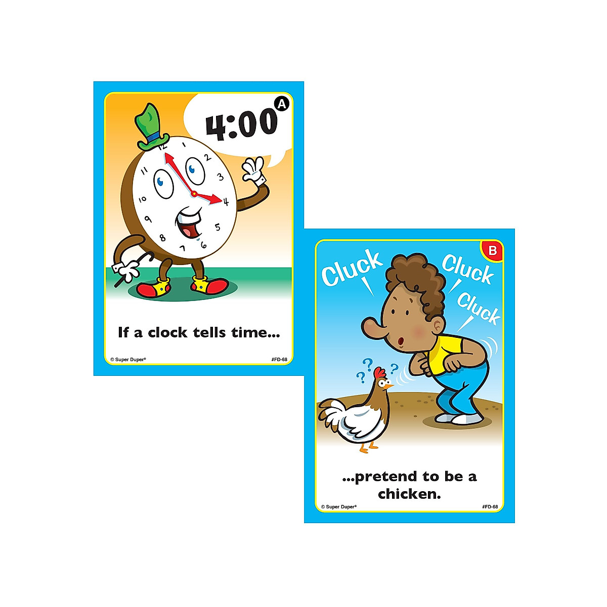 Super Duper Publications | Conditional Following Directions Fun Deck Flash Cards | Educational Learning Resource for Children