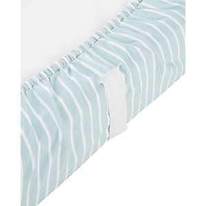 Simple Joys by Carter's Baby 2-Pack Cotton Changing Pad Covers, Stripe/Avocados, One Size