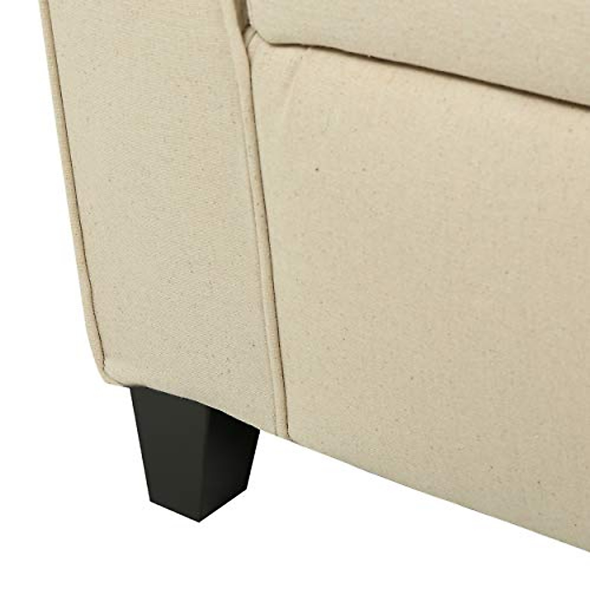 Christopher Knight Home Danbury Armed Fabric Storage Bench, Beige