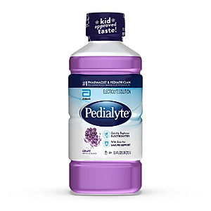 Pedialyte Electrolyte Solution, Grape, Hydration Drink, 1 Liter