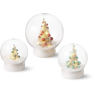 Bulk Case Pack of 24 - Clear Plastic Water Globe Snow Globes with Screw Off Cap, 4 Inch Diameter, Great for DIY Snow Globes