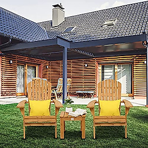 VINGLI Folding Adirondack Chairs Set of 4 Clearance Weather Resistant/Lawn Chairs Cheap Fire Pit Chairs Highwood Lounge Chairs-Patio Furniture Sets for Campfire, Bonfire