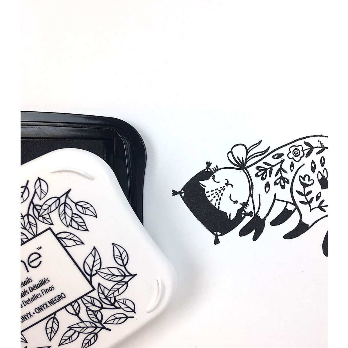 Tsukineko VF000082 Full-Size VersaFine Instant Dry Pigment Ink, Onyx Black