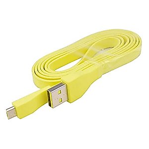 Toeasor Replacement Charger Cable Cord Compatible with Logitech UE Boom/UE Boom 2/ Megaboom/Miniboom/Roll Speaker (Yellow)
