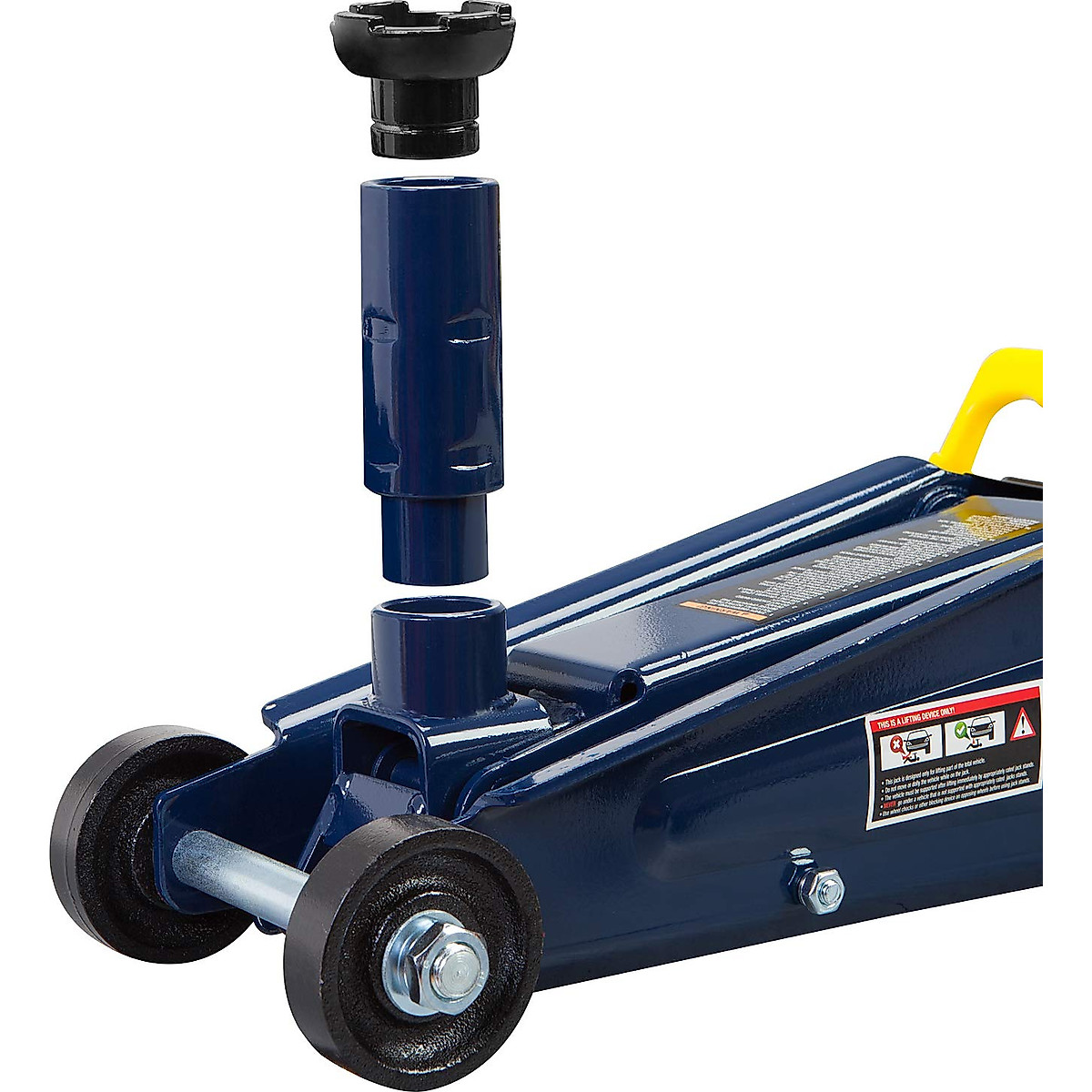 TCE AT83006U Torin Hydraulic Trolley Service/Floor Jack with Extra Saddle (Fits: SUVs and Extended Height Trucks): 3 Ton (6,000 lb) Capacity, Blue