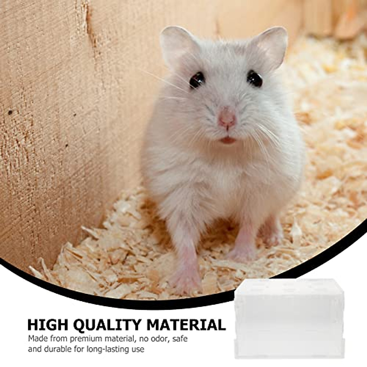 Mipcase Pet Playpen Chinchilla Cage Hamster Supplies Acrylic Small Animal Gerbil House Rabbit cage Bunny Habitat Acrylic Hamster cage Chinchilla Cage Hamster Supplies Chinchilla Cage