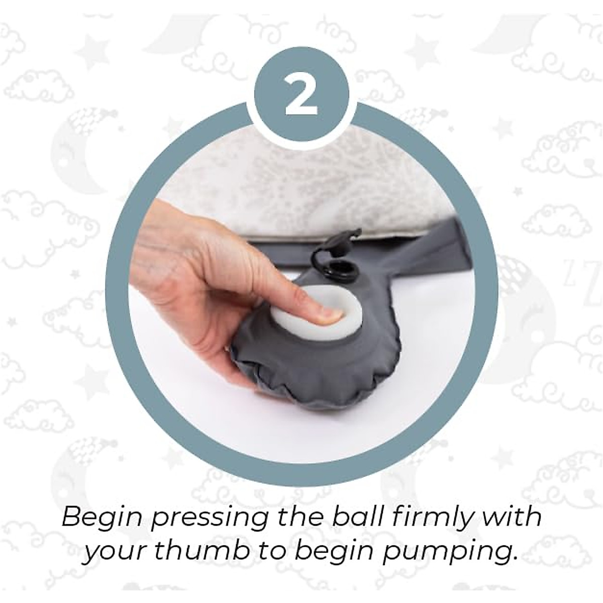 Inflatable Crib Wedge/Crib Wedge/Crib Wedge for Baby/Baby Acid Reflux/Babies with Colic/Babies with Allergies/Infant Nasal Congestion/GERD/Teething/Wedge Baby Pillow for Sleeping