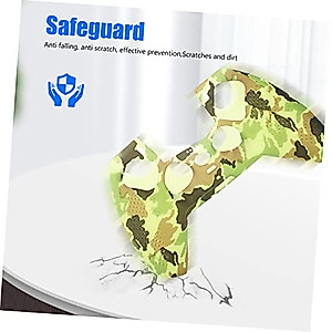 SOLUSTRE Protector Conter Green Handle Silicone Protection Light Game Cover Protective Gamepad Pad Case Grip