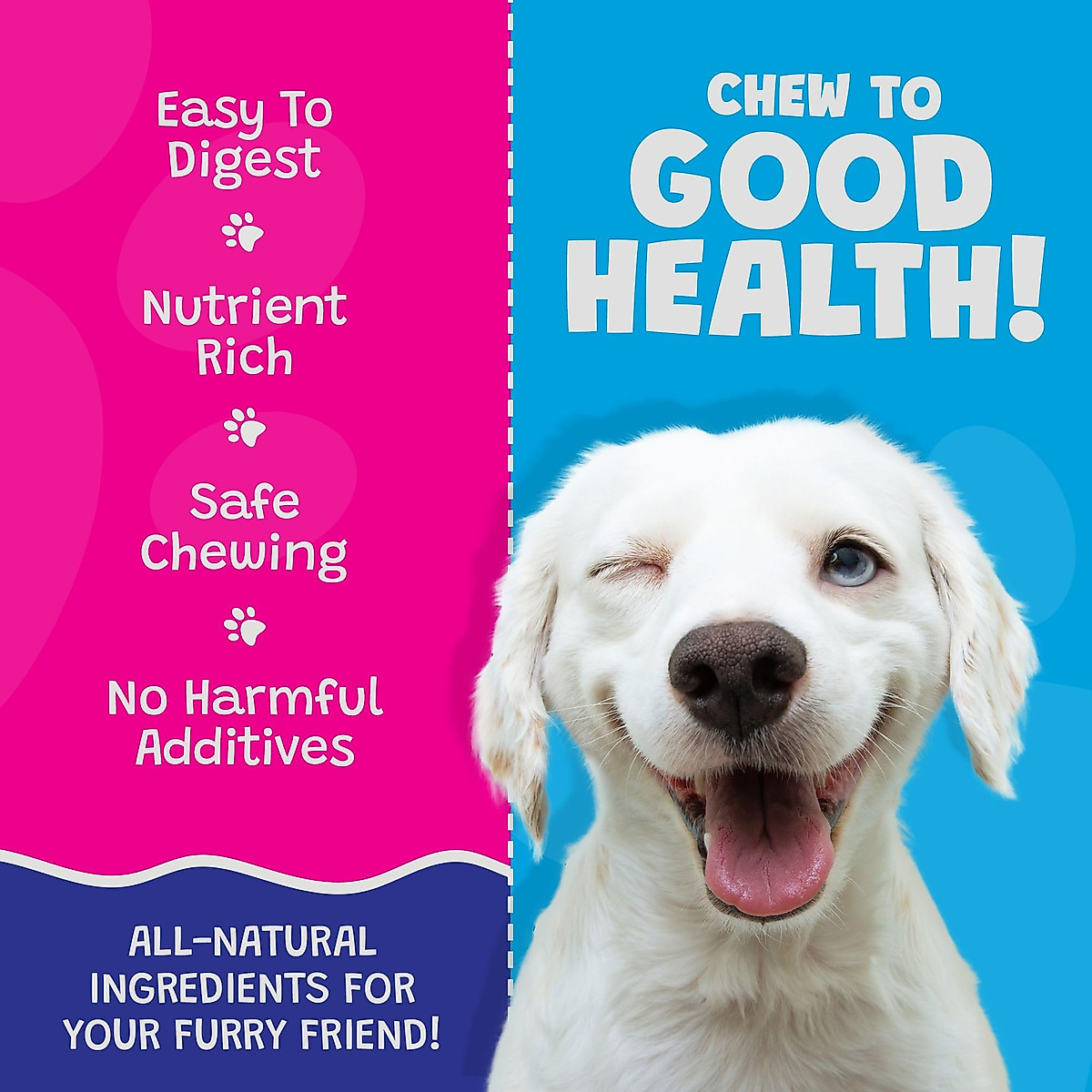 Woof Island Coconut Dog Bones - Premium, All Natural Coconut Dog Treats - Healthy Puppy Treats & Vitamin Rich Rawhide Free Dog Chews - (with Real Chicken)