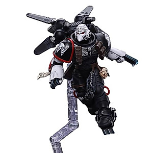 JOYTOY Warhammer 40K Action Figure, Raven Guard Chapter Master Kayvaan Shrike, 4.7Inch 1/18 Collection Model for Unisex, Christmas, Birthday Gifts, Ages 15 and Up