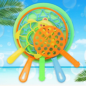 Big Bubble Wands Set Bubble Party Pack Bulk, Funny Bubble Toy Bubble Making Toys for Outdoor, Big Bubble Wands Bulk for All Age People Bubbles Party Favors Supplies