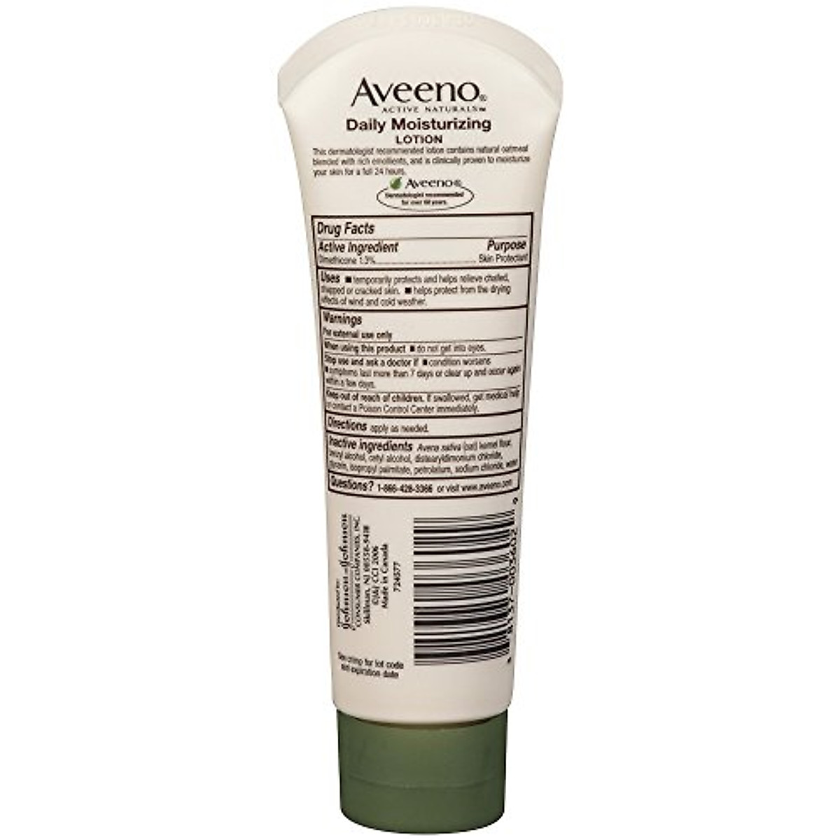 Aveeno Daily Moisturizing Lotion, 2.5 Ounce (Pack of 3)