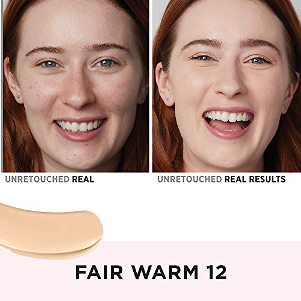 IT Cosmetics Your Skin But Better Foundation + Skincare, Fair Warm 12 - Hydrating Coverage - Minimizes Pores & Imperfections, Natural Radiant Finish - With Hyaluronic Acid - 1.0 fl oz