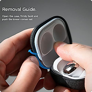 Spigen Urban Fit Designed for Galaxy Buds2 Pro Case (2022) / Galaxy Buds 2 Case (2021) / Galaxy Buds Pro Case (2021) / Galaxy Buds Live Case (2020) - Black