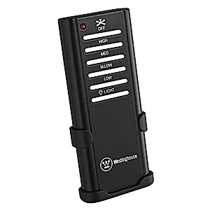 Westinghouse 7225100 Carla Indoor Ceiling Fan with Light and Remote, 46 Inch, White