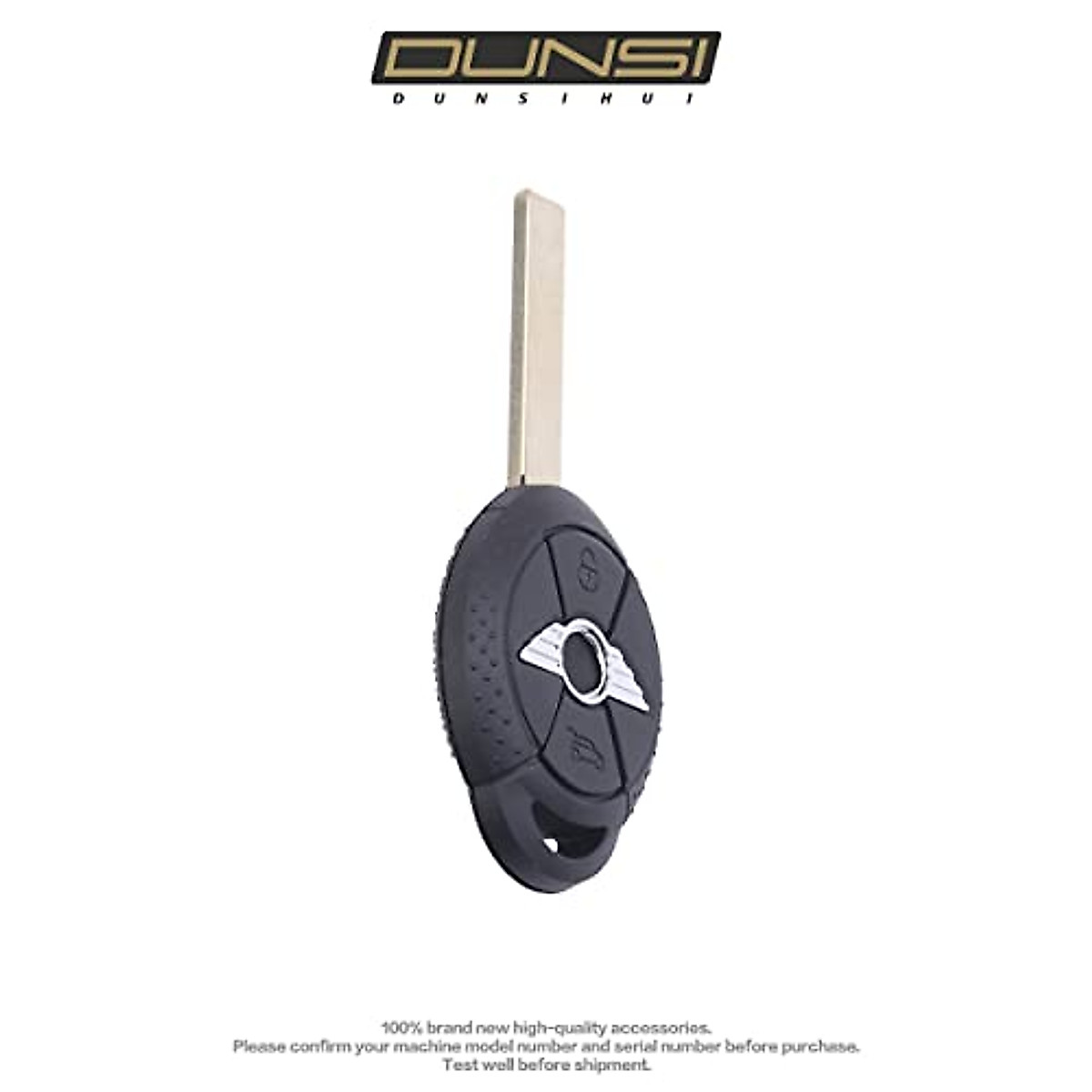 DUNSIHUI LX8F2V Car Key Fob Keyless Control Entry Remote Start 2 Button Vehicles Replacement Compatible with 2005-2007 Cooper S R50 R53