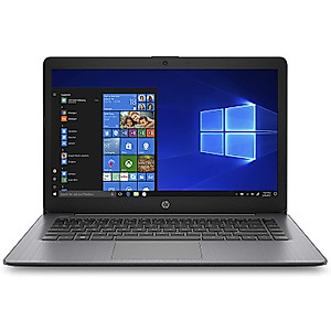 HP Stream 14" HD Display, Intel Celeron N4000 Dual-Core, 4GB DDR4 Memory, 192GB Storage (64GB eMMC+128GB TGC SD Card), HDMI, WiFi,Webcam, Bluetooth, 1-Year Microsoft 365, Win10 S, Brilliant Black