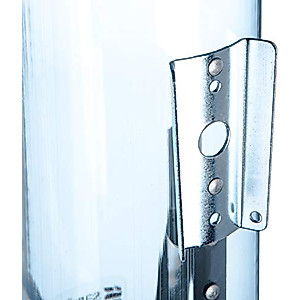 San Jamar Small Pull-Type Cup Dispenser Fits 3-4.5 Oz Cone Cups, 3-5 Oz Flat Cups with Flip Caps for Restaurants, Dining Halls, and Fast Food, Plastic, 16 Inches, Blue