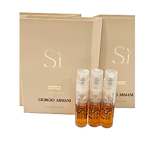 GIORGIO ARMANI Si INTENSE Sample Perfume Women Spray 1.2 ml / 0.04 oz - set of 3