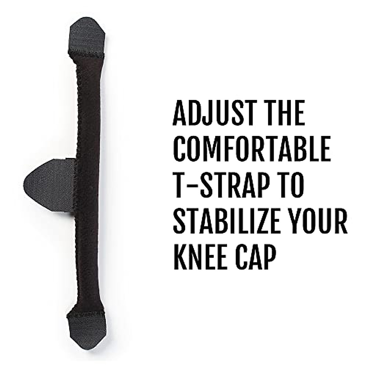 BIOSKIN Wraparound Patella Stabilizer Knee Brace for Patellofemoral Pain, Patella Tracking Disorders, Dislocation, and Subluxation, Left or Right Kneecap Tracking (L)