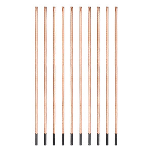 HARFINGTON 10pcs Copper Coated Gouging Carbon 4x355mm Carbon Gouging Rods Electrodes for Cutting and Gouging Metals