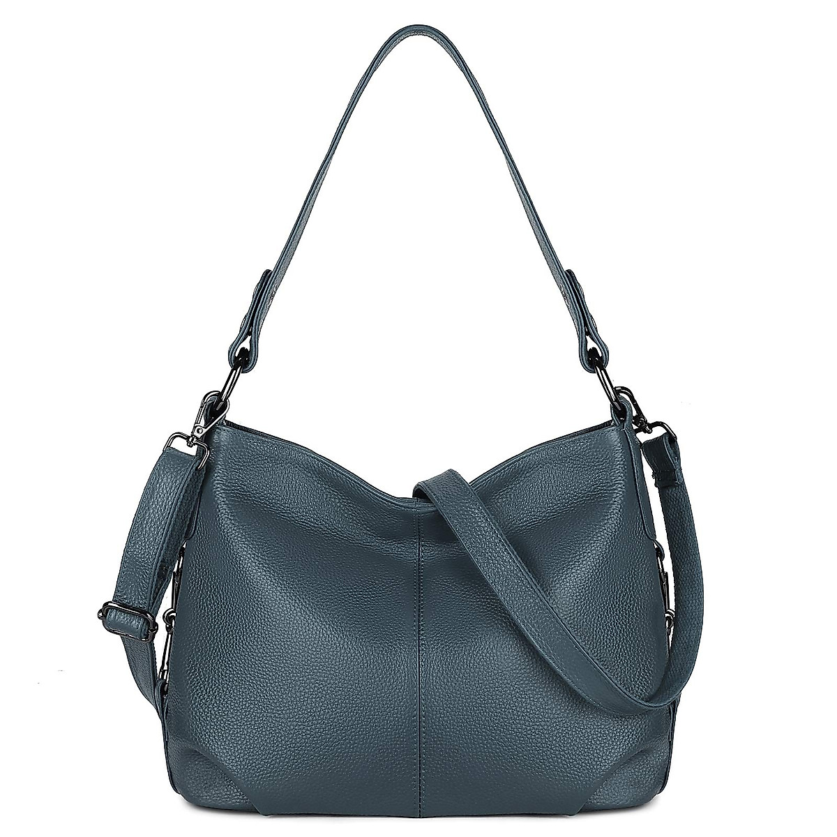 YALUXE Shoulder Bag Genuine Leather Tote Handbag Crossbody Bags for Women