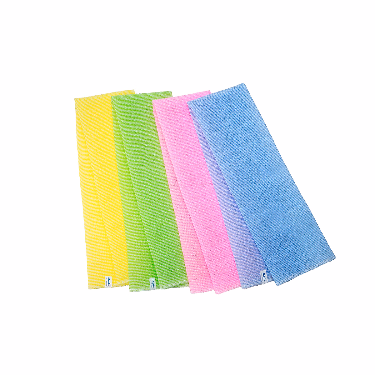 Exfoliating Washcloth Japanese Washcloth Nylon Bath Wash Cloth Korean Exfoliating Cloth Loofah Towel Beauty Washcloth Sponge Loofah Body Scrub Back Scrubber for Shower 4 Pcs by Modu
