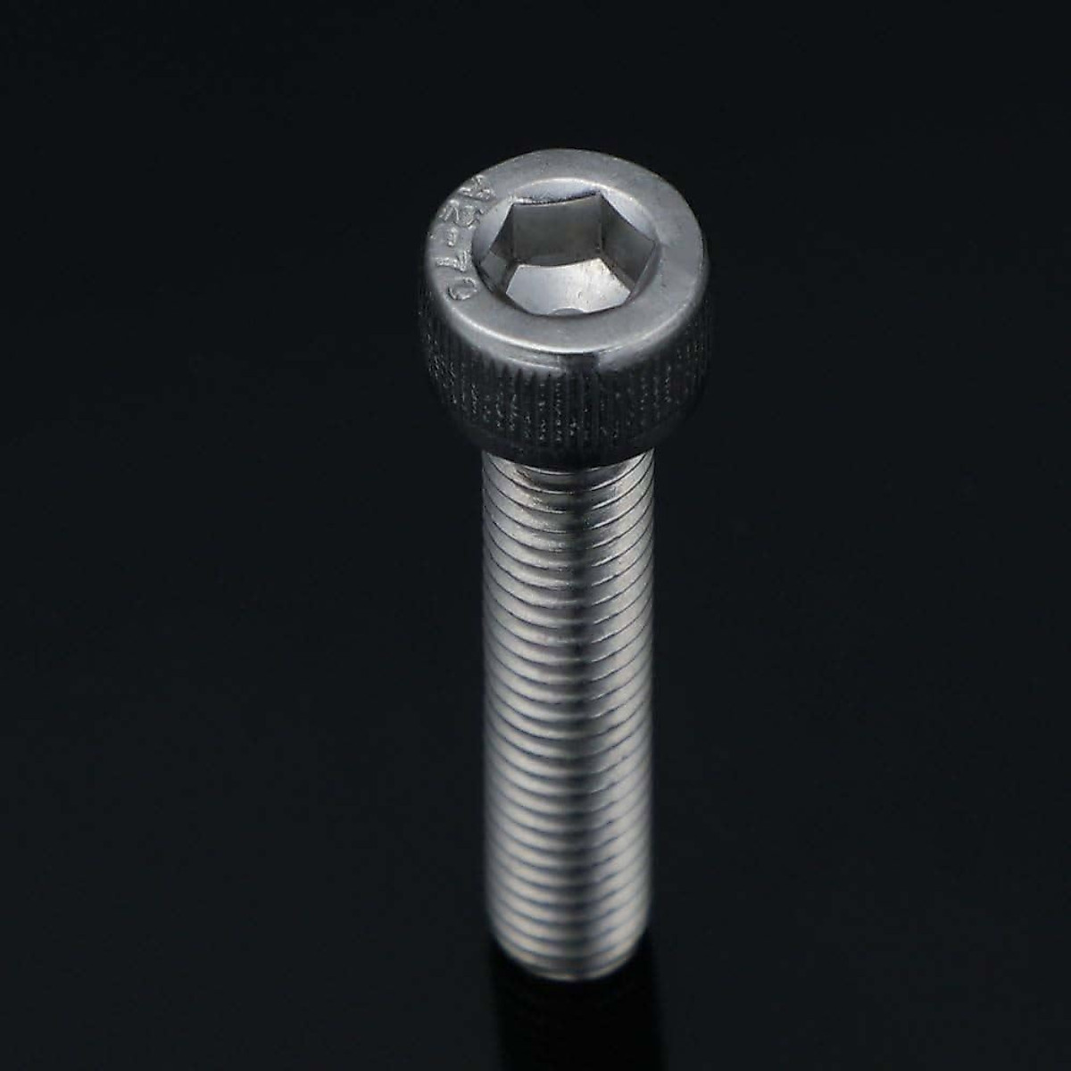 M5-0.8 x 20mm Socket Head Cap Screws, Allen Socket Drive, 304 Stainless Steel 18-8, Full Thread, Bright Finish, 40 PCS