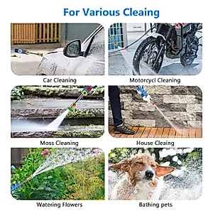 mrliance Electric Pressure Washer 1.8GPM Power Washer 1800W High Pressure Washer Cleaner Machine with 4 Interchangeable Nozzle & Hose Reel, Best for Cleaning Patio, Garden,Yard