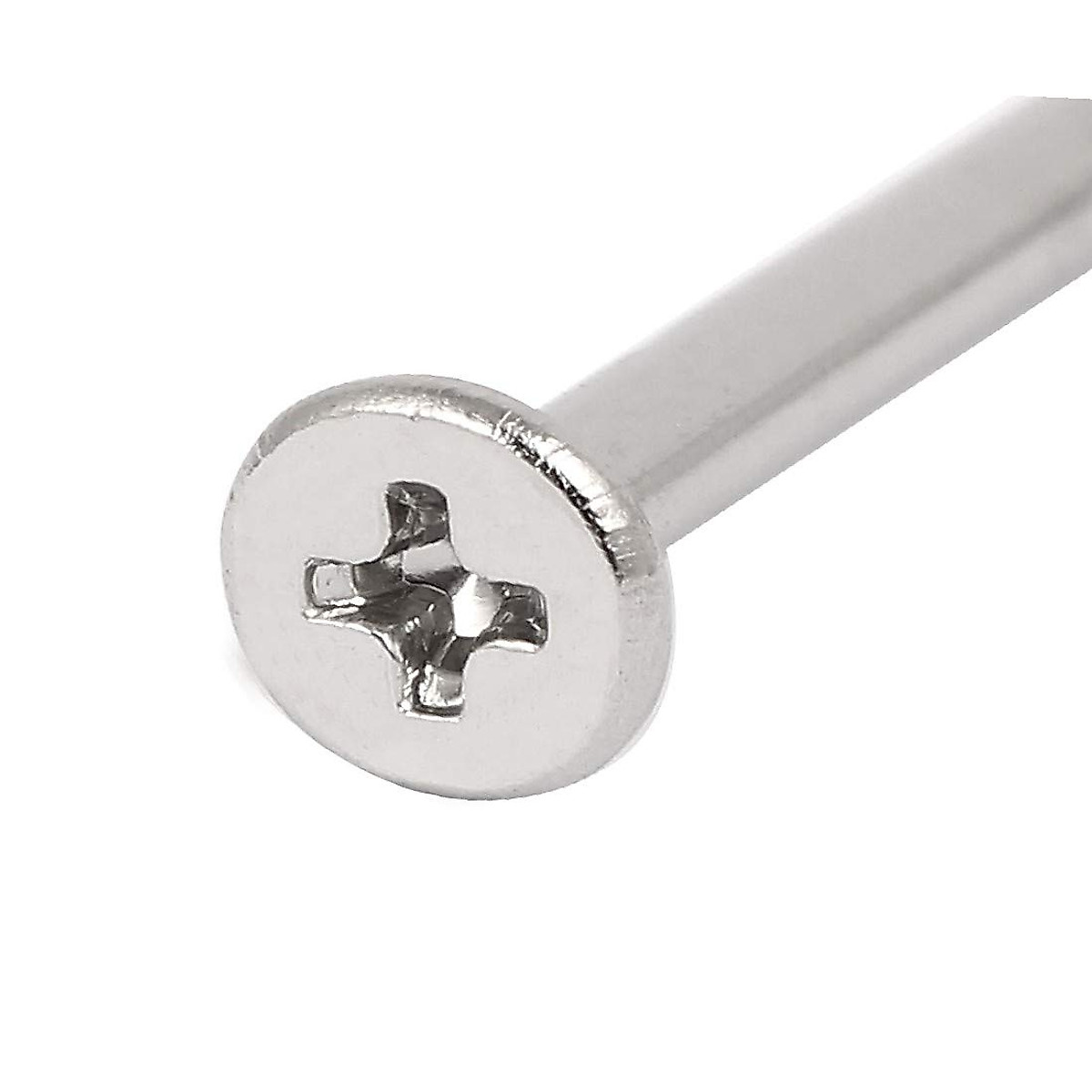 New Lon0167 M4 x Featured 40mm Flat Head reliable efficacy Phillips Computer PC Case Fan Screw Silver Tone 200pcs(id:7c4 b3 6c edb)