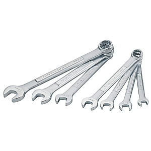 Craftsman Combination Wrench Set, Metric, 7-Piece (CMMT87015)