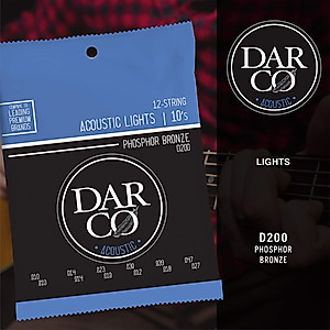 Darco Acoustic Strings, 92/8, 12 String, Light