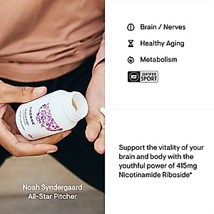 Thorne NiaCel 400 - Nicotinamide Riboside Supplement - Support Healthy Aging, Cellular Energy Production, and Sleep-Wake Cycle - NSF Certified for Sport - Gluten Free - 60 Capsules - 60 Servings