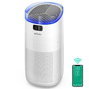 Afloia Air Purifier for Home large room, up to 1500 Sq Ft, H13 True HEPA Filter，4 Stage Filtration for Allergies Pets Odors Dust Pollen Smoke, Smart Air Cleaner WiFi Alexa Control , 2022 Upgrade Model