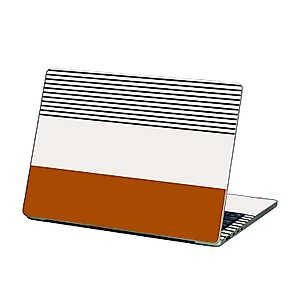 MightySkins Skin Compatible with Apple MacBook Air 13.6” M2 (2022) - Neutral Stripes | Protective, Durable, and Unique Vinyl Decal wrap Cover | Easy to Apply and Change Styles | Made in The USA