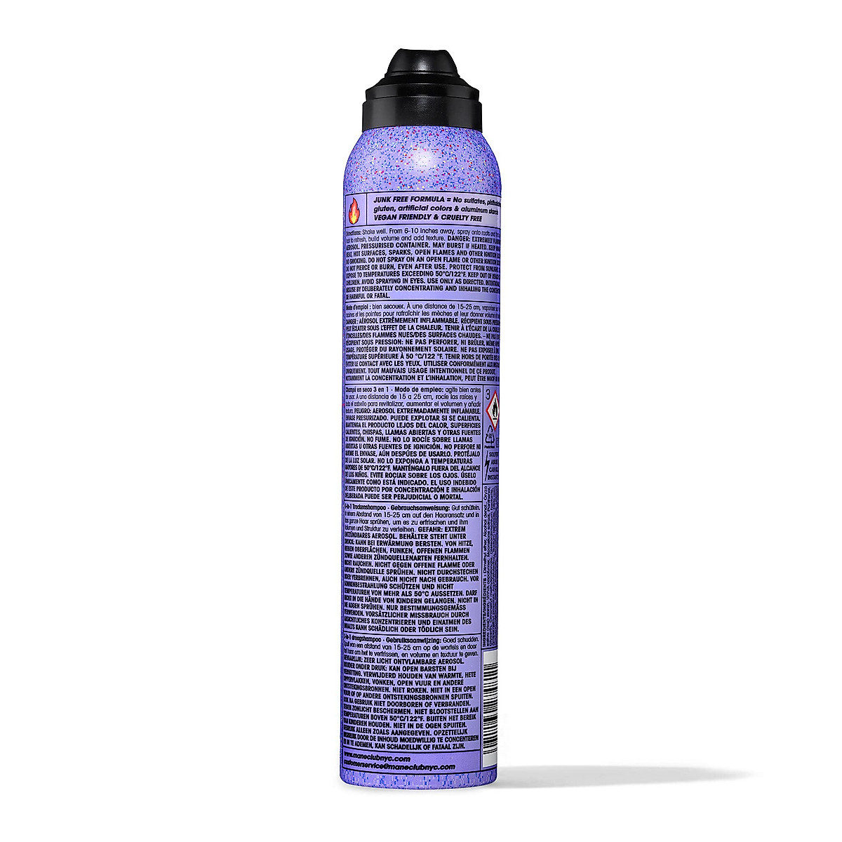 MANE CLUB Going Viral 3-IN-1 Texturizing Dry Shampoo, cruelty free, vegan, no sulfates or parabens, 4.3 Oz