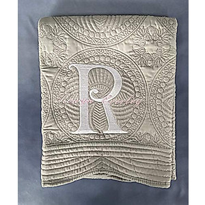 OllieByBeebz Personalized Baby Quilt Baby Blankets Monogrammed Blankets for Kids Baby Blankets for Boys Girls Embroidered Baby Gifts