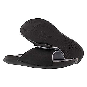 Nike mens Jordan Hydro 6 Sandal, Black White Wolf Grey, 14