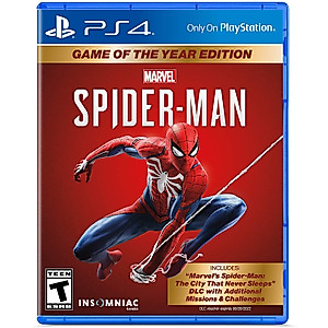 Sony PlayStation 4 Pro 1TB Console Bundle W / Marvel's Spider-Man: Game of The Year Edition and DualShock 4 Wireless Controller -Crystal | Blu-ray Disc Player | Wi-Fi | AMD Processor | HDMI Cable