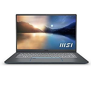 MSI Prestige 15 15.6" FHD Ultra Thin and Light Professional Laptop Intel Core i7-1185G7 GTX1650 MAX-Q 16GB DDR4 512GB NVMe SSD Win10 - Gray (A11SC-034)