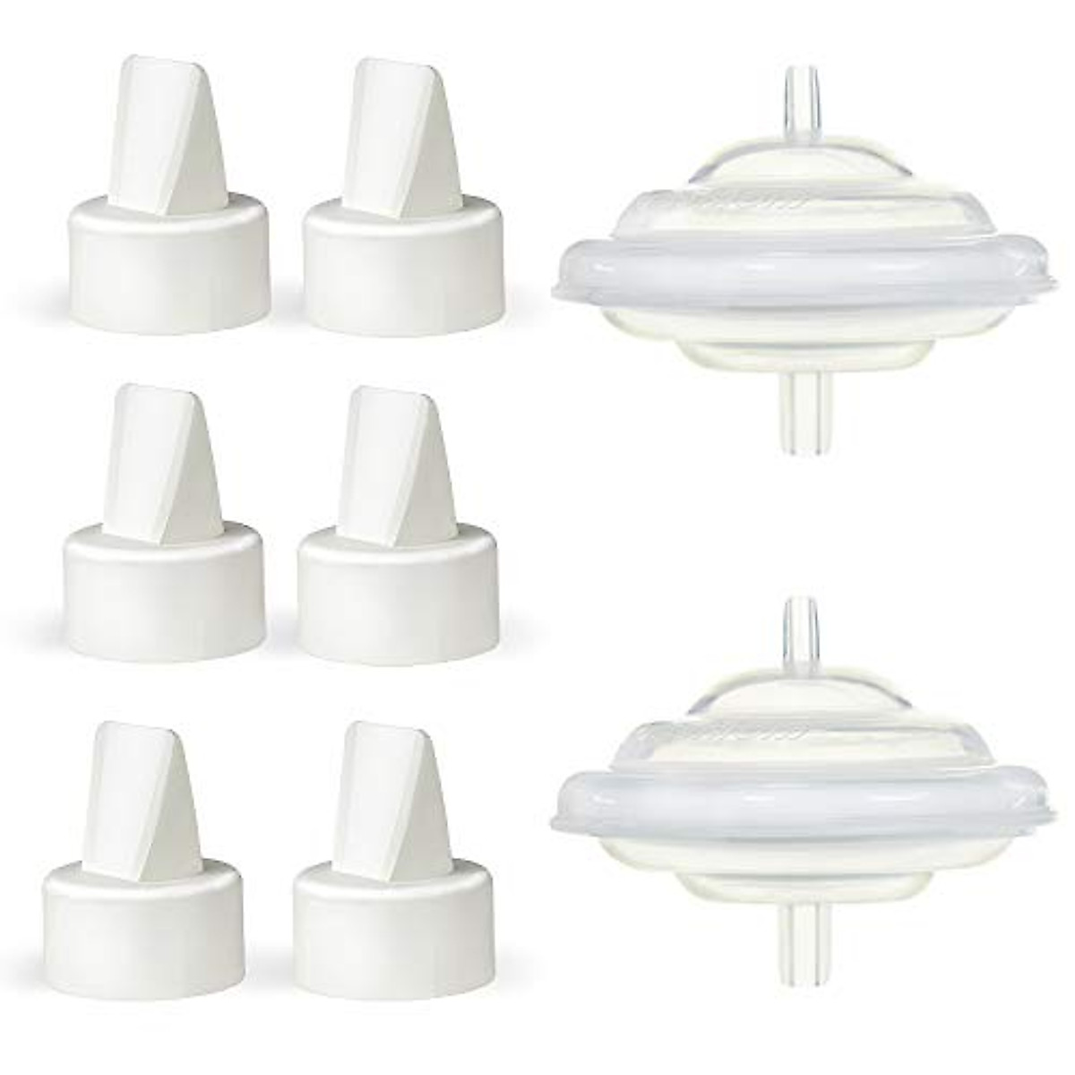 Replacement Duckbill Valves and Backflow Protector for Spectra, Compatible Pump Parts for Spectra S1 Spectra S2 Spectra 9 Plus by PumpMom (Not Original Spectra S2 Accessories)