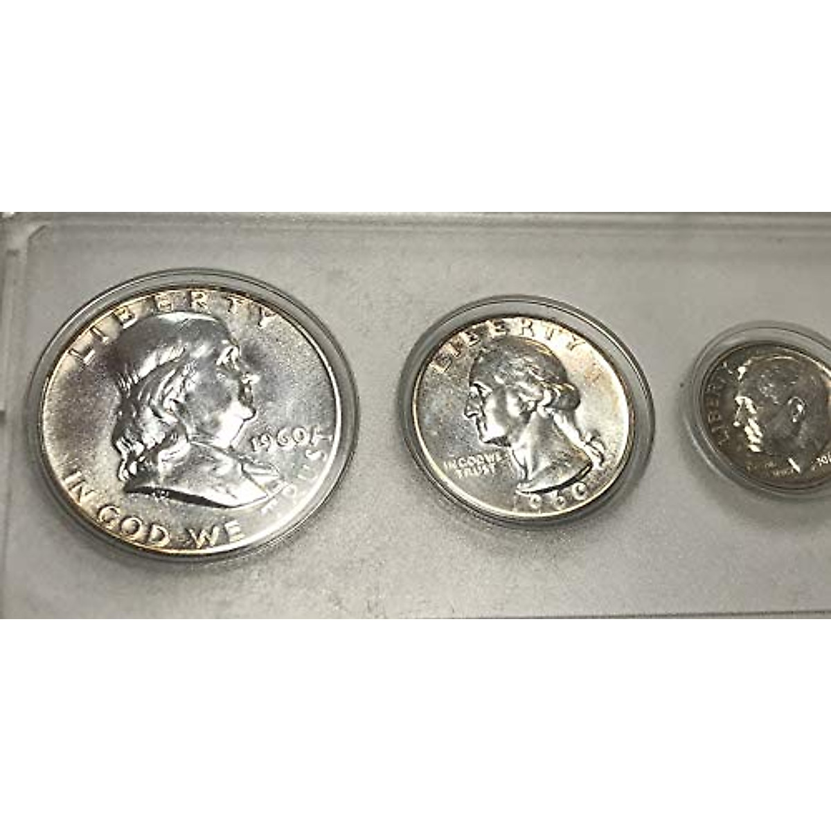 1960 P Silver US Proof set Comes in a hard plastic holder Proof