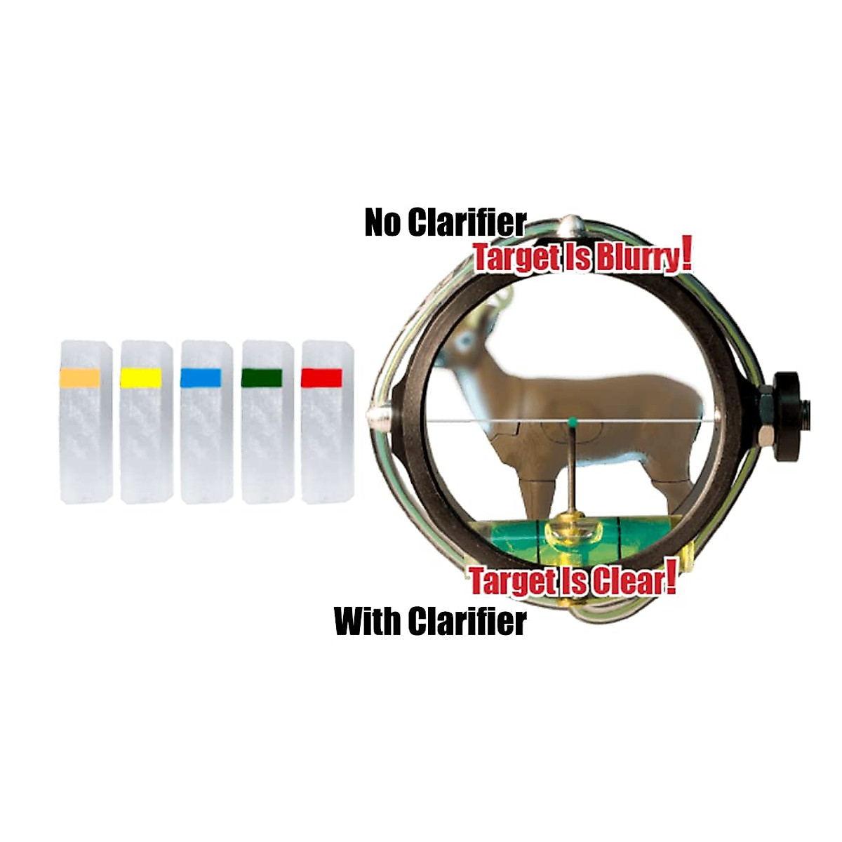 Specialty Archery PXS Target Peep Clarifier #1.0 Yellow