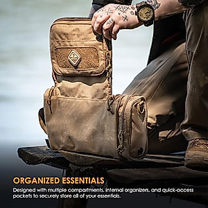 Hazard 4 Reveille Rugged Grooming Kit/Heavy-Duty Toiletry Bag, Coyote