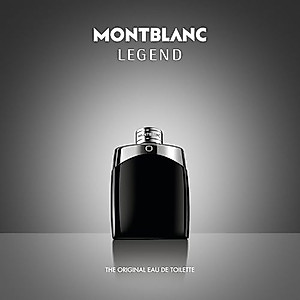 MONTBLANC Legend Eau de Toilette - Long Lasting Fragrance with notes of Bergamot, Jasmine & Sandalwood - Fresh & Fougere - 1.0 fl. oz.
