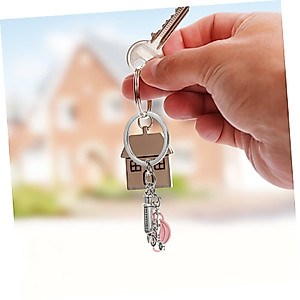 PACKOVE 4pcs stethoscope keychain car key pendant Decorative Key Chain keychain car keychain for women doctor keychain key chain keychain pendant Metal alloy Miss