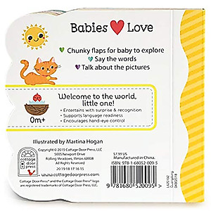 Babies Love First Words Chunky Lift-a-Flap Board Book (Babies Love)