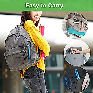 Kynup Reusable Straws, 4Pack Collapsible Portable Foldable Metal Straw Stainless Steel Drinking Travel Telescopic Straw with Case, Cleaning Brushes, Keychain Gifts (Blue-Black- Rose Gold-Silver)